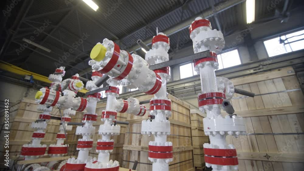 Oil and Gas Wellhead tree equipment production plant. Modifications of ...