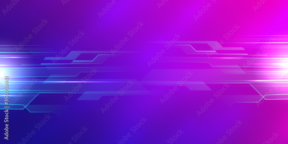 Dark pink blue technology background illustration with copy space for ...