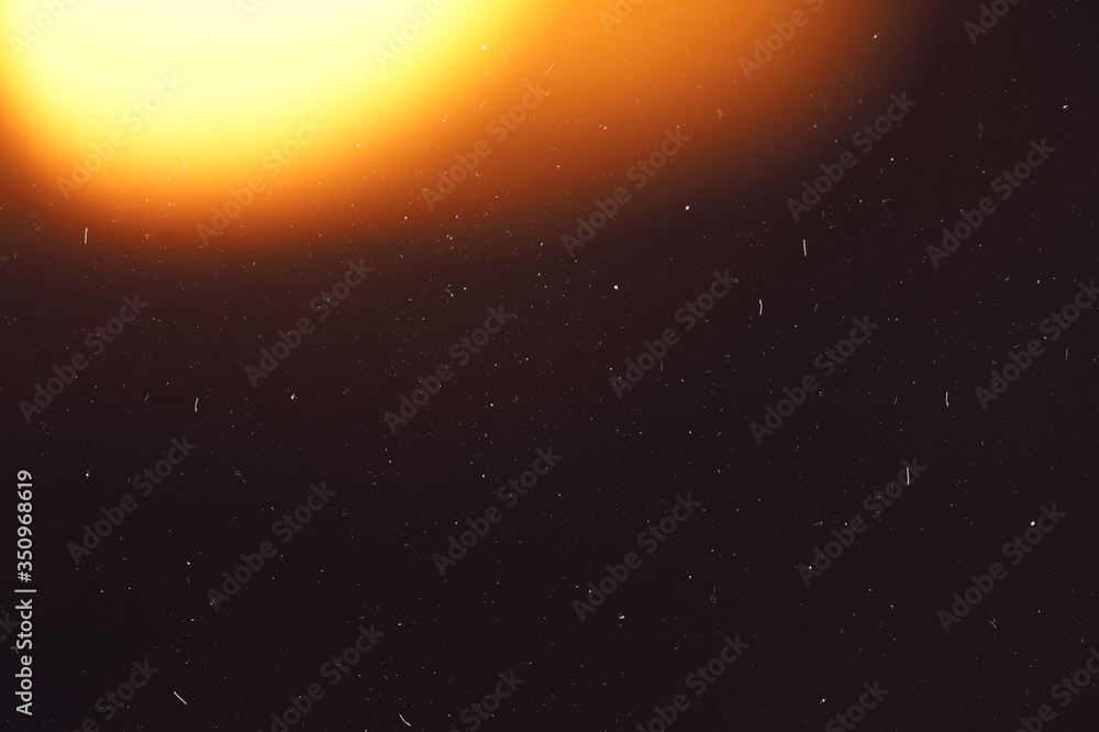 Lens Optical Flare Film Dust Overlay Effect Vintage Abstract Bokeh and ...