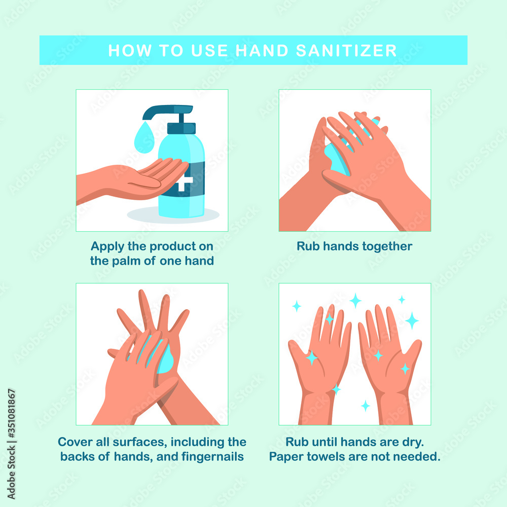 How To Use Hand Sanitizer Properly To Clean And Disinfect Hands