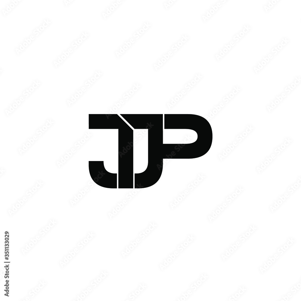 tjp letter original monogram logo design Stock Vector | Adobe Stock