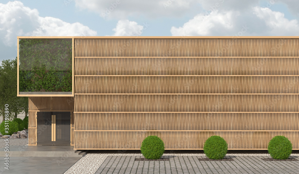 Rectangle Shaped Building