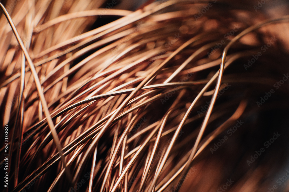 Copper scrap metal, wire, windings of motors and transformers ...
