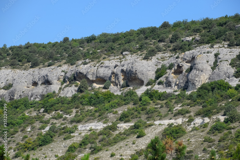 Ancient quarries in rocks. Evidence of an ancient highly developed ...