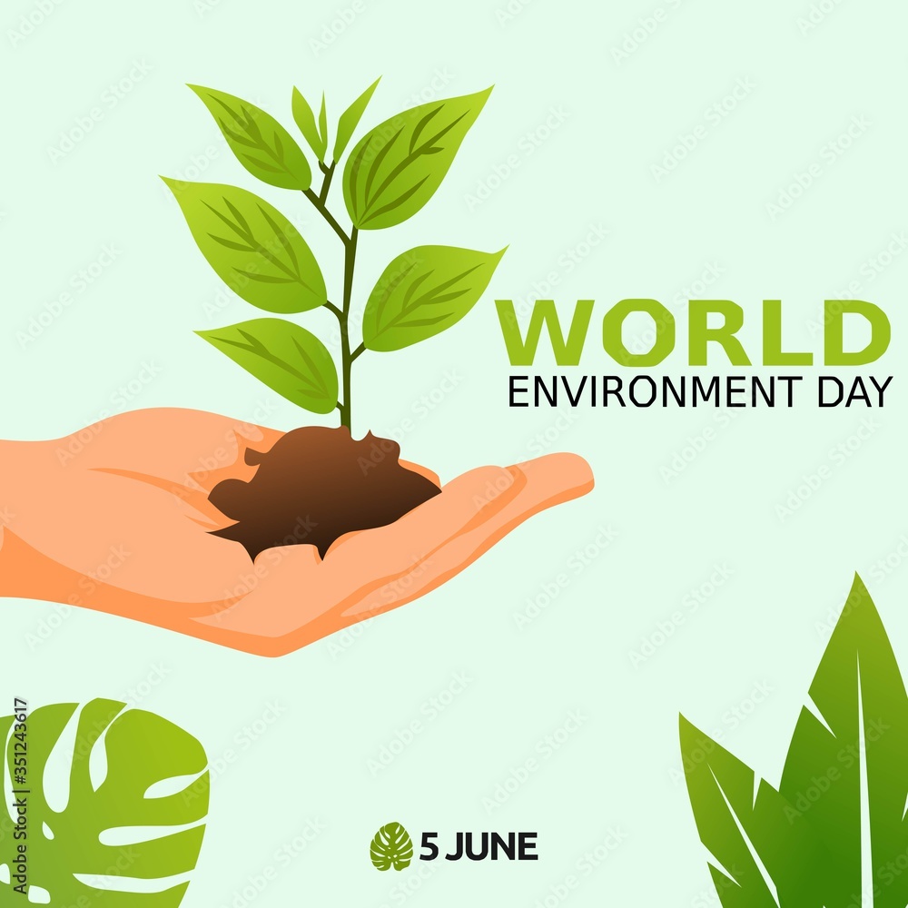 World Environment Day Vector Illustration Stock Vector Adobe Stock