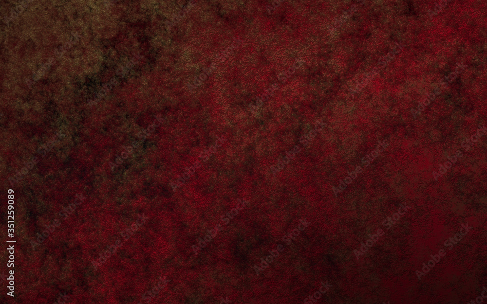 Grunge dirty old dark red texture background. Bloody rough 3D ...