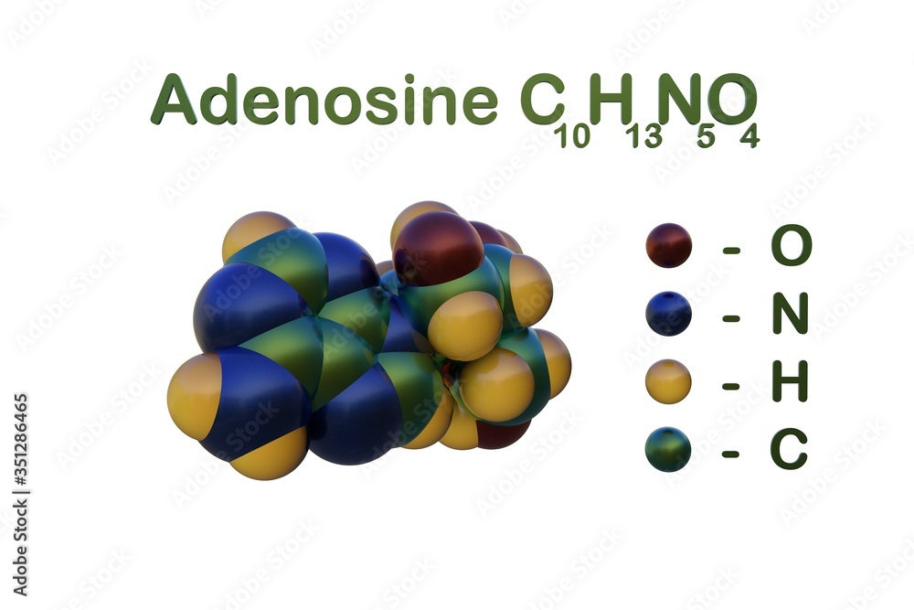 Structural chemical formula and space-filling molecular model of ...