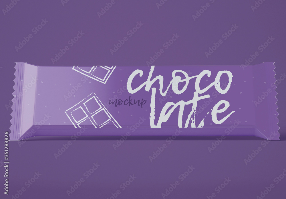 Chocolate Bar Mockup Stock Template | Adobe Stock