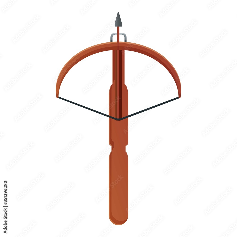 Safari crossbow icon. Cartoon of safari crossbow vector icon for web ...