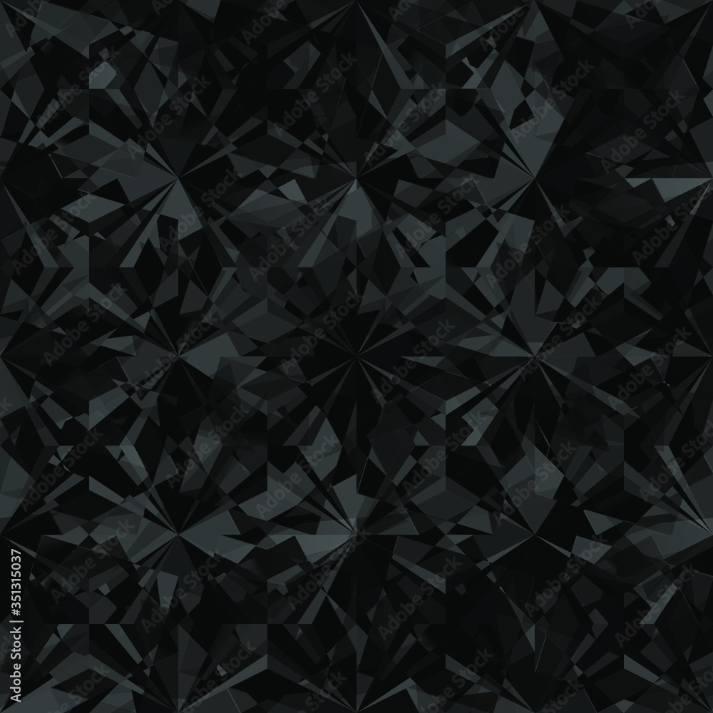 Seamless diamond pattern. Vector illustration of crystal background ...