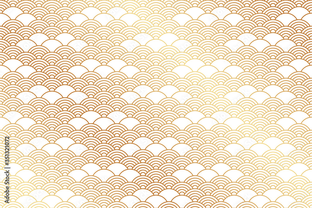 Seamless pattern in chinese style. White oriental background with ...