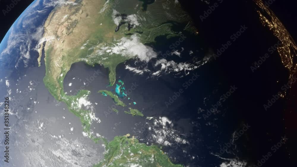 Vidéo Stock COVID-19 titles on Night World background. SARS-CoV-2 ...