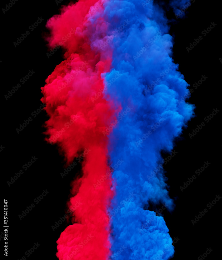 Colorful clouds, smoke effect flowing with turbulences and speed. Cloud ...