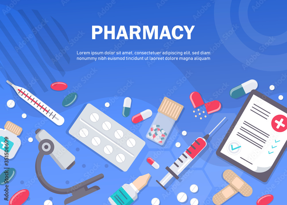 Pharmacy background, pharmacy design, pharmacy templates. Medicine ...