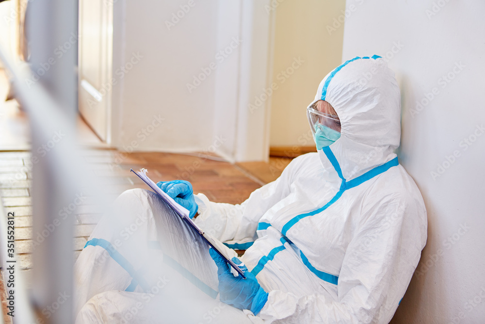 Containment scout in clinic in protective clothing studies list during ...