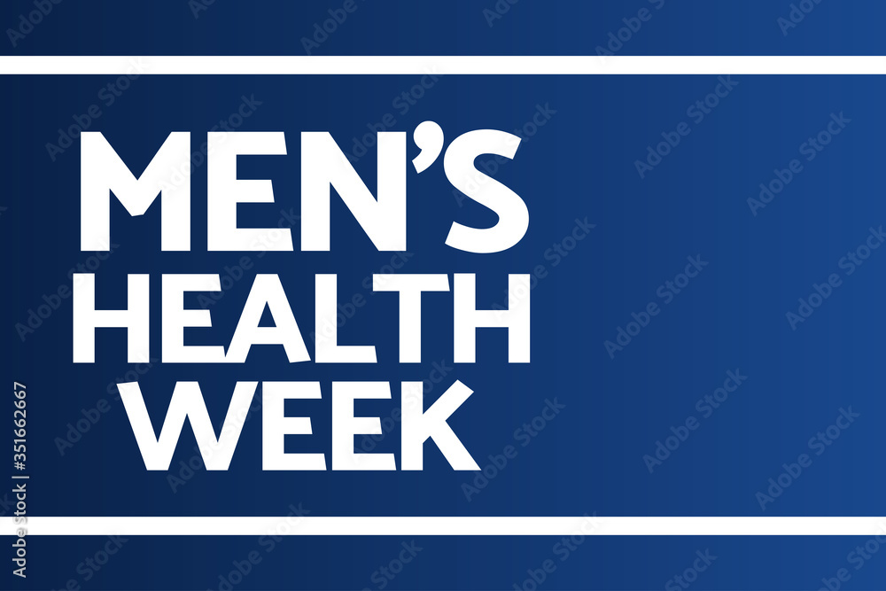 Men’s Health Week. Holiday concept. Template for background, banner ...