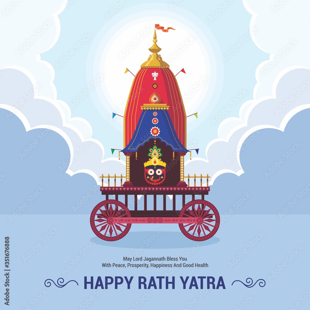 Ratha Yatra Festival celebration for Lord Jagannath, Balabhadra and ...