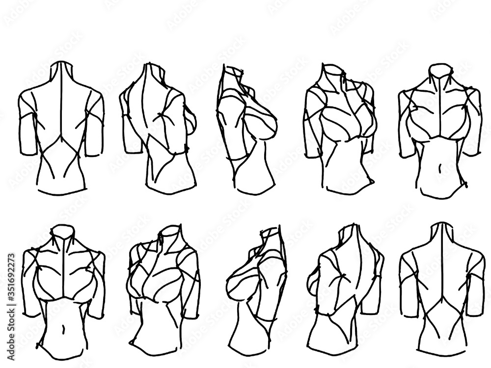 Tutorial Of Drawing Female Body Drawing The Human Body Step By Step