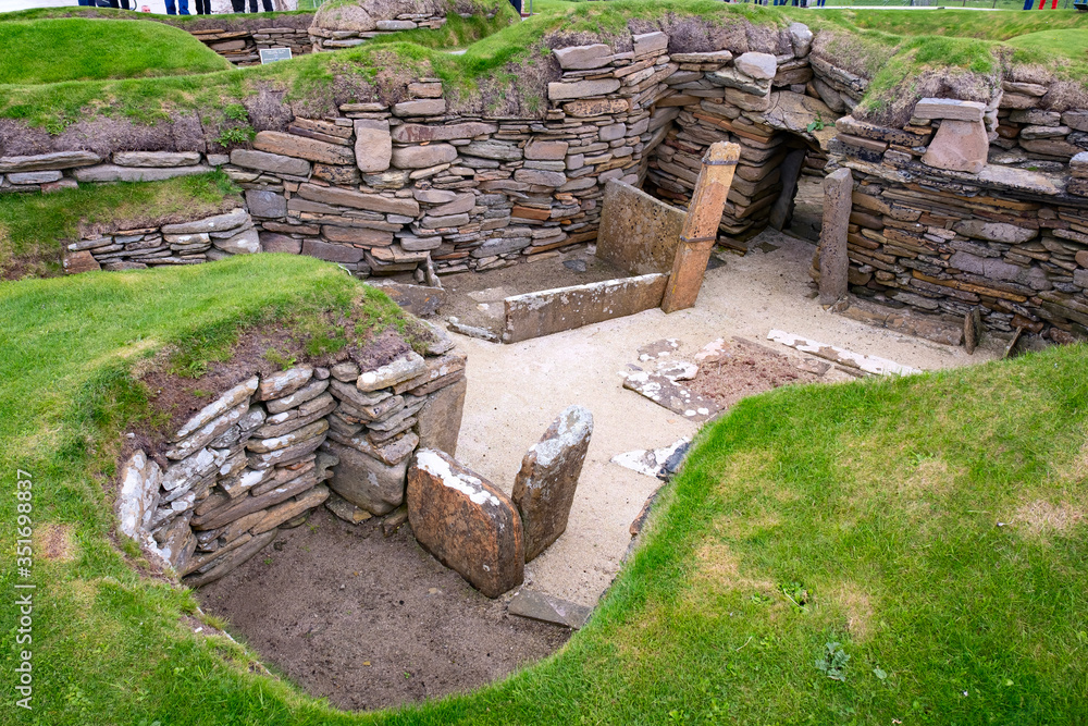 Skara Brae - Scottish prehistoric site in Orkney, Part of the Heart of ...