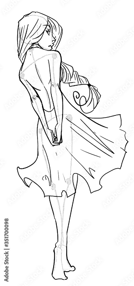 Tutorial of drawing female body. Drawing the human body, step by step ...