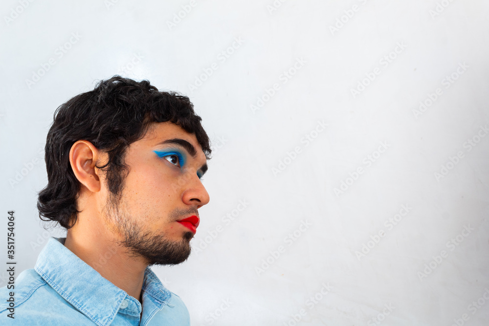 Hispanic With Blue Eyes