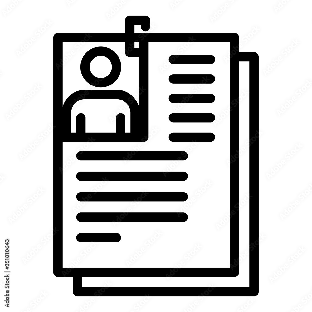 Prison file folder icon. Outline prison file folder vector icon for web ...