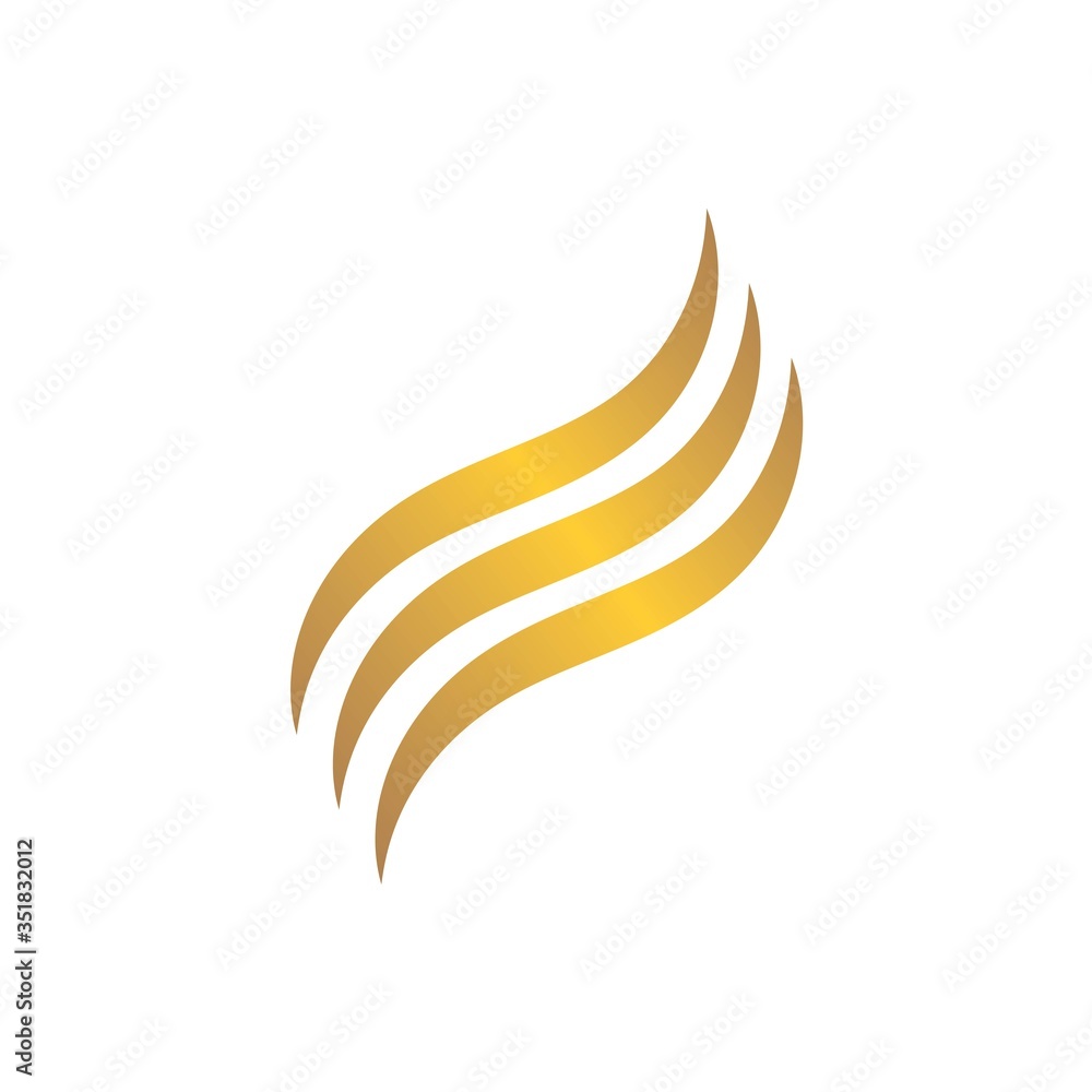 hair wave icon vector illustratin design Stock Vector | Adobe Stock