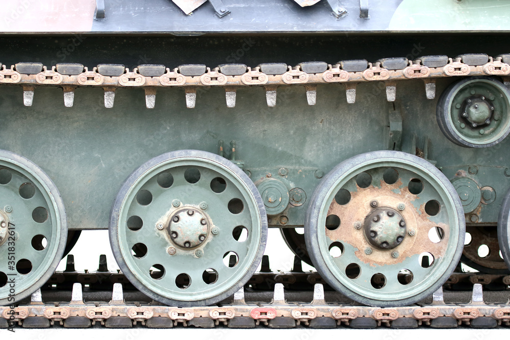 Tank tracks. Stock Photo | Adobe Stock