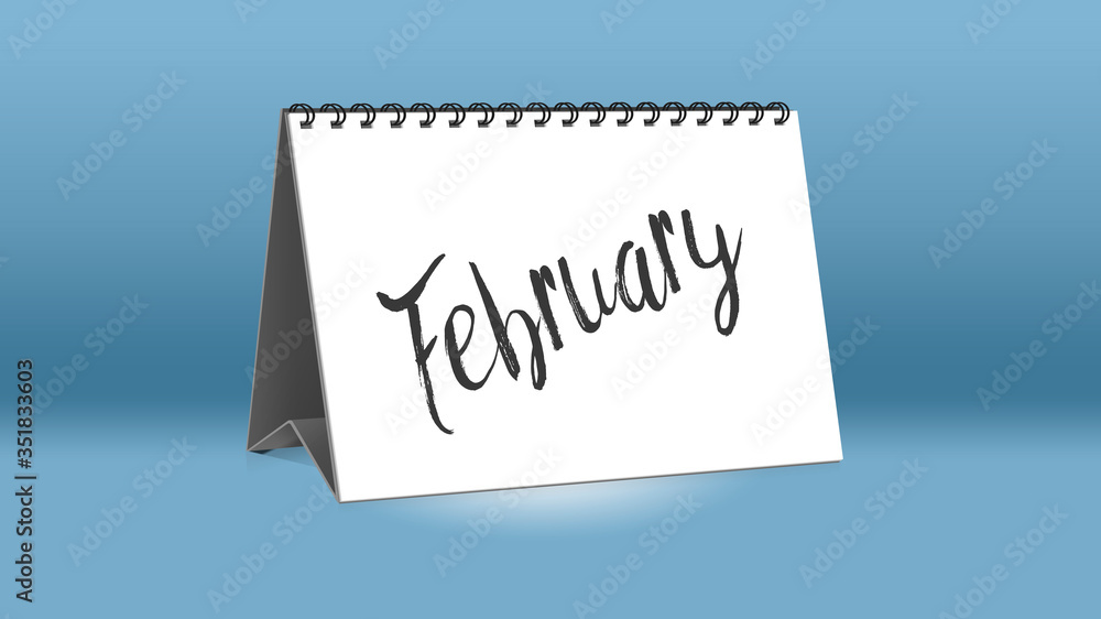month of February Stock Illustration | Adobe Stock