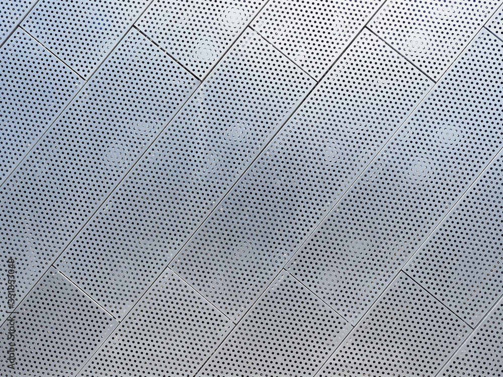 Metal decorative panels for the facade. Metal texture background Stock ...