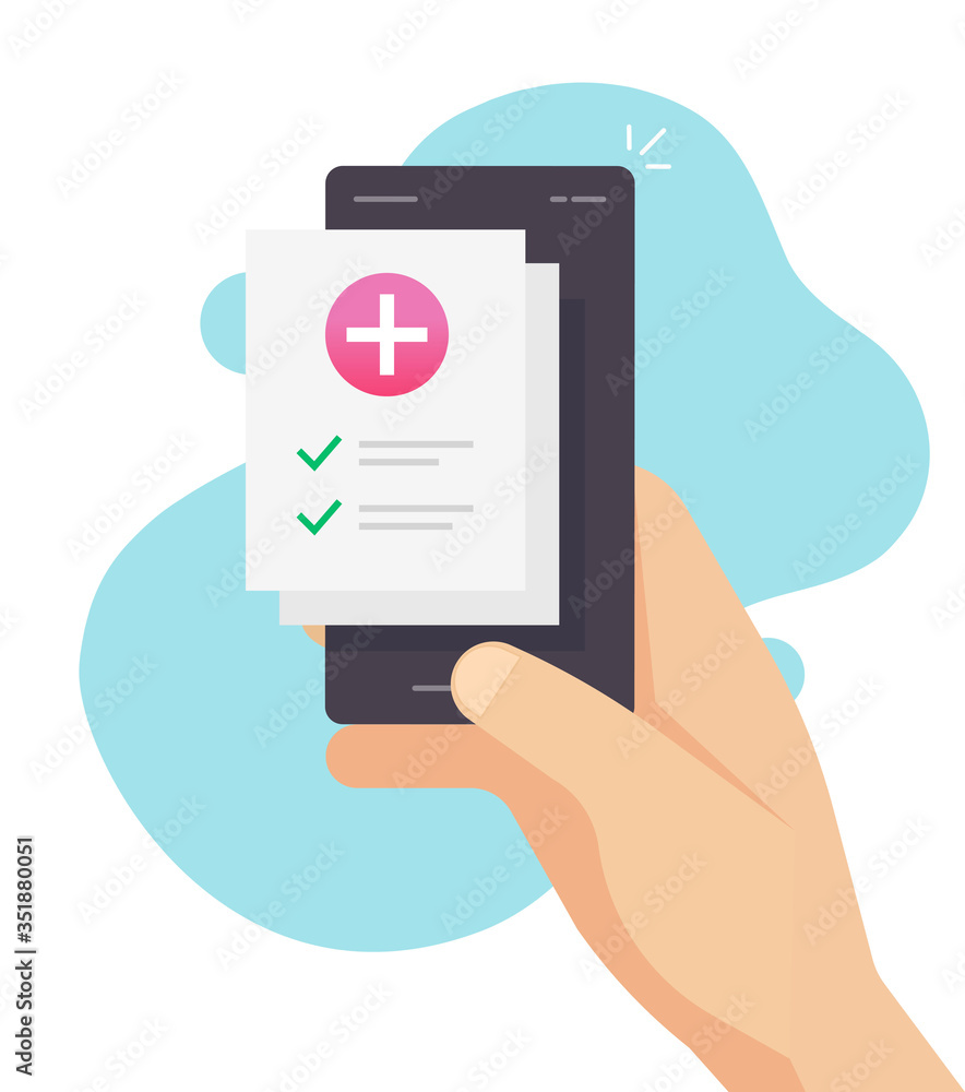 Medical prescription form online list with health results person data ...