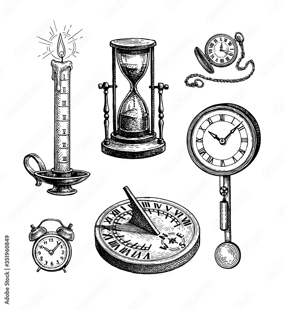 Different Types Of Clocks Stock Vector Adobe Stock Different Types Of Clocks Stock Vector Adobe Stock