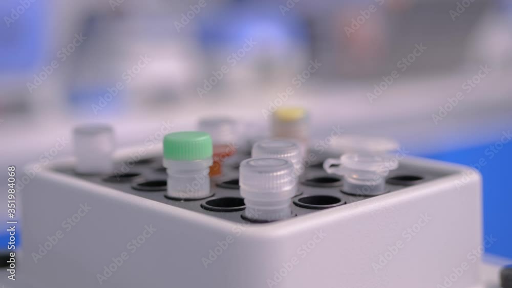 Plate shaker for mixing, shaking biological samples in vials at ...