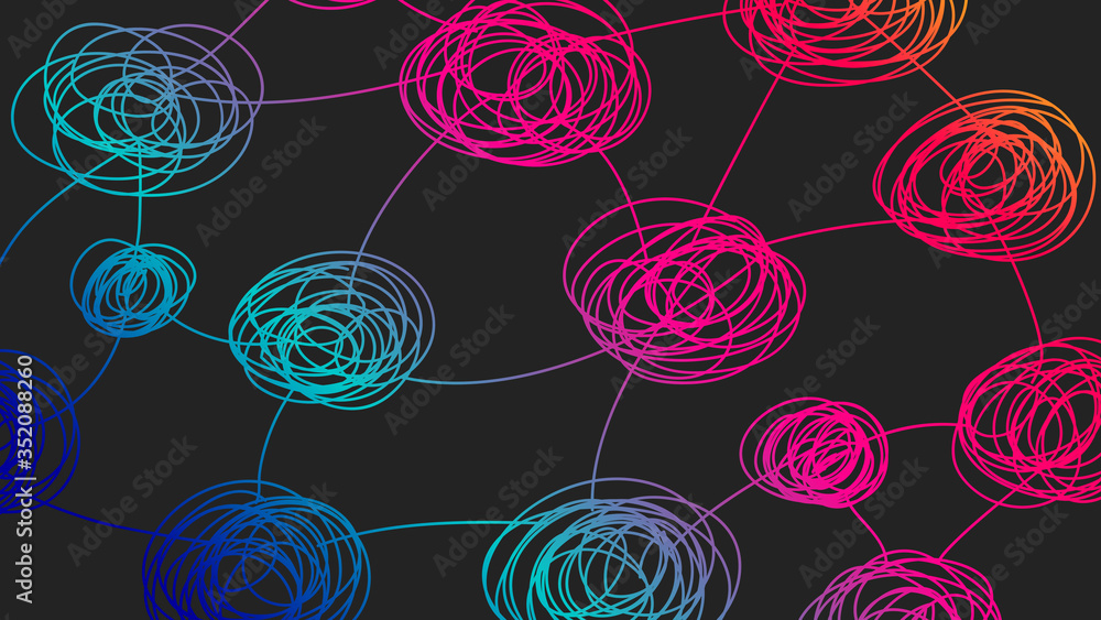 Mind map background Stock Vector | Adobe Stock