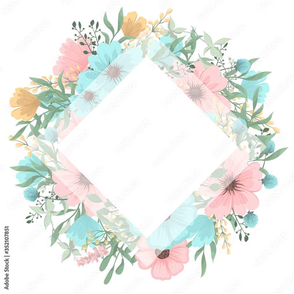 Mint Green Design Border
