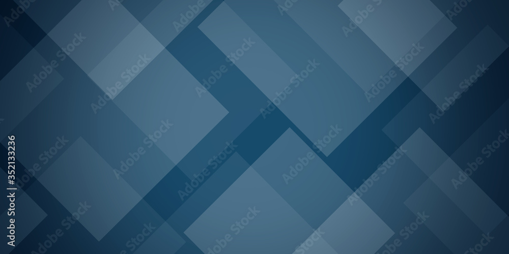 abstract dark blue background square shapes in transparent design Stock ...