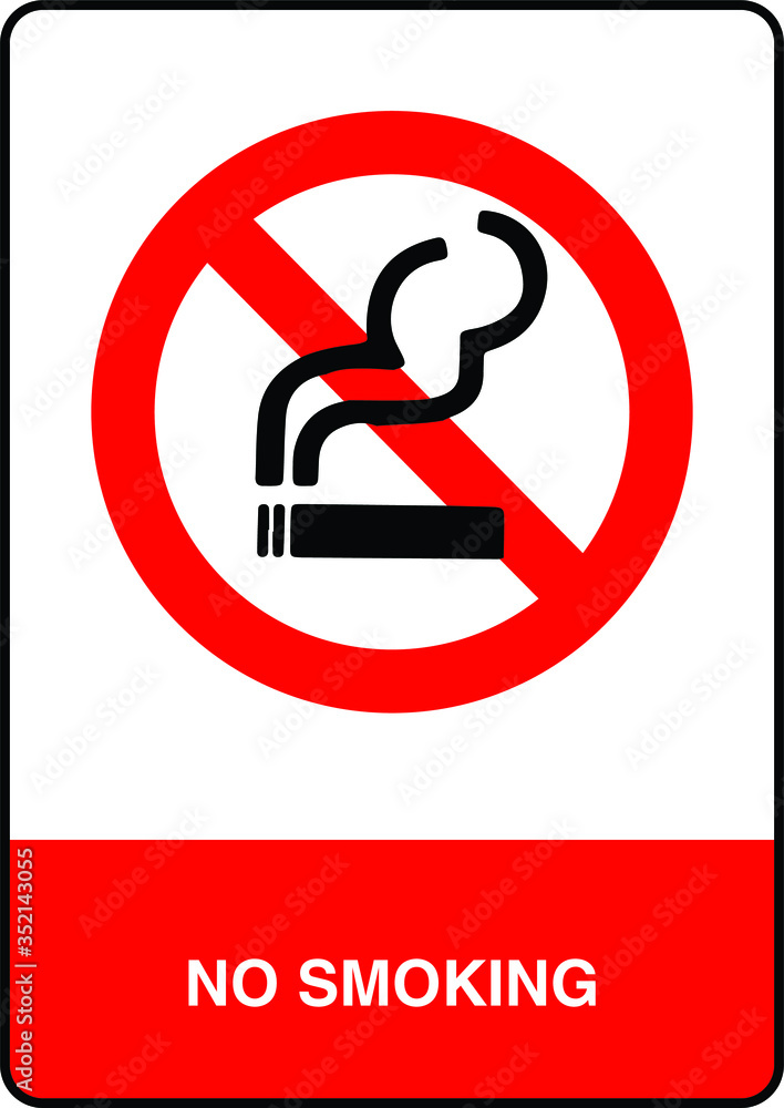 no smoking do not smoke sign Stock Vector | Adobe Stock