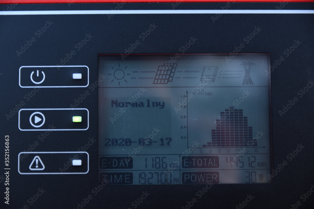 Solar battery management system. Controller of power, charge of the ...