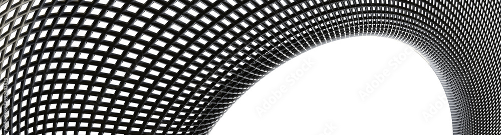 3d ILLUSTRATION, of grey abstract mesh design background, triangular ...