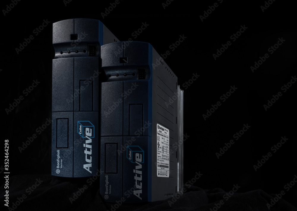 CHONBURI, THAILAND-APRIL 16, 2020 : Bonfiglioli vectron frequency ...