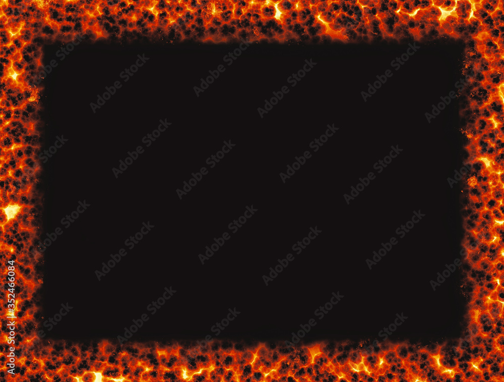 frame from solidify fire magma on black backgrounds Stock Illustration ...