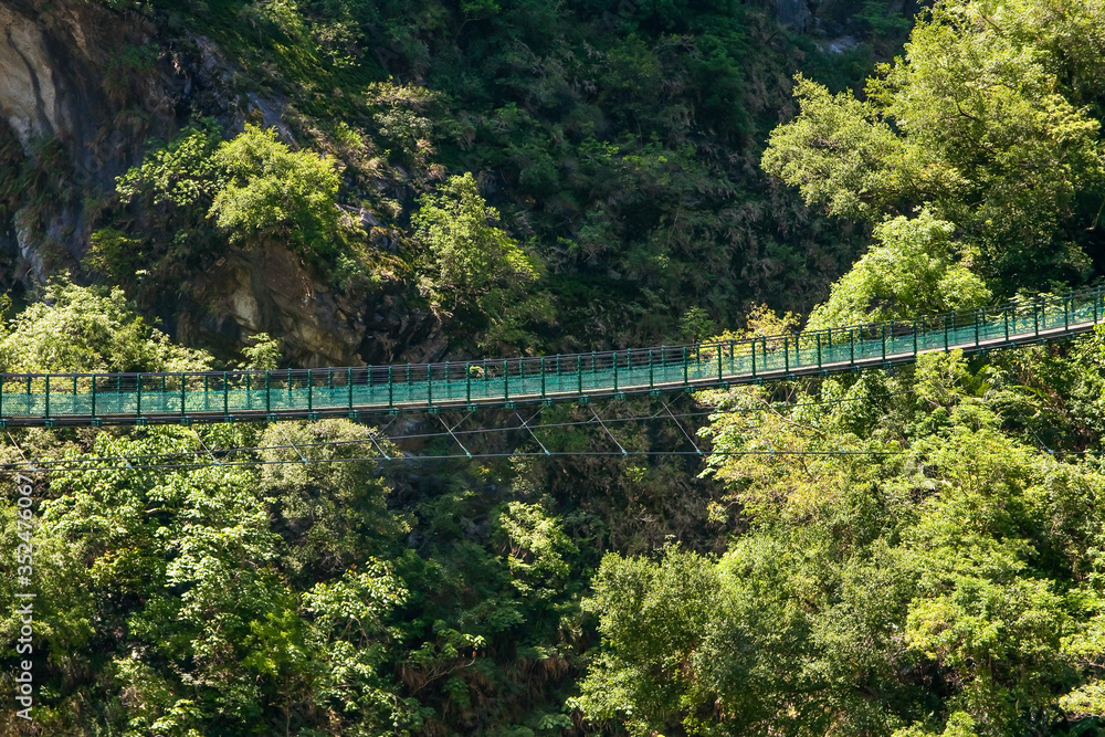 bridge,Taroko Gorge National Park near Hualien, Taiwan, China, Asia ...