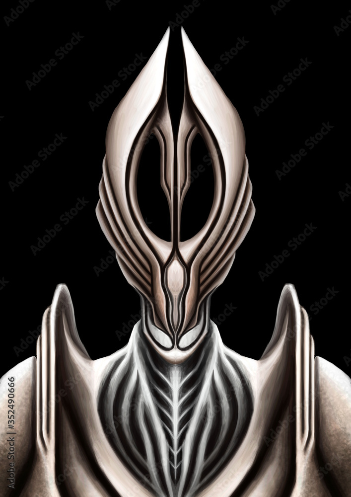 Character fantasy, Dark Lord, ruler, warrior without eyes, in large ...