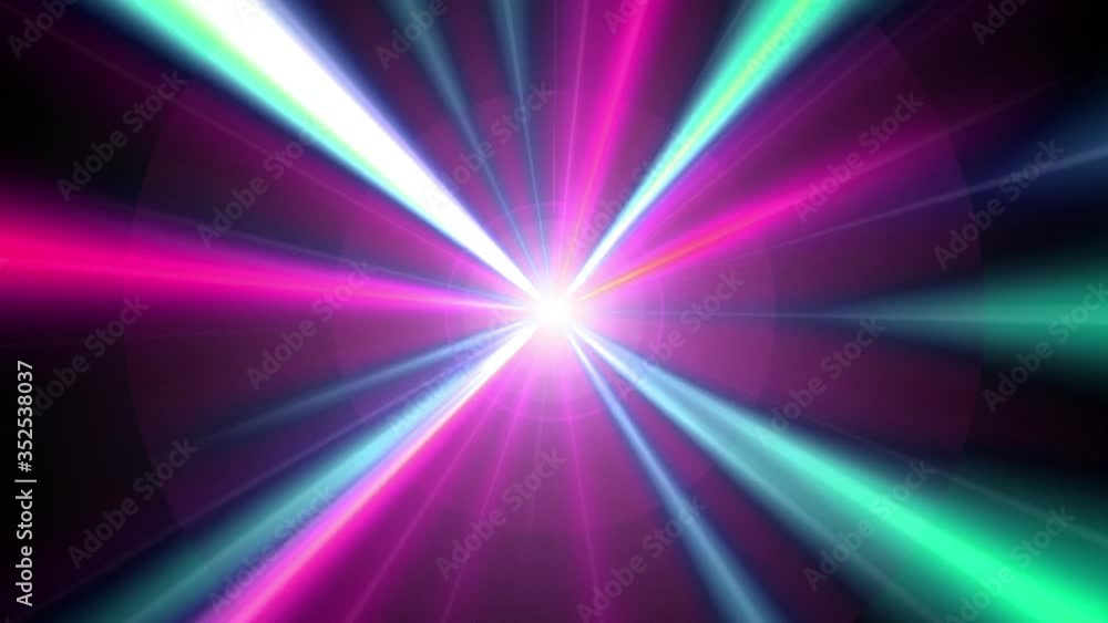 Light that rotates from the center and emits light Stock Video | Adobe ...