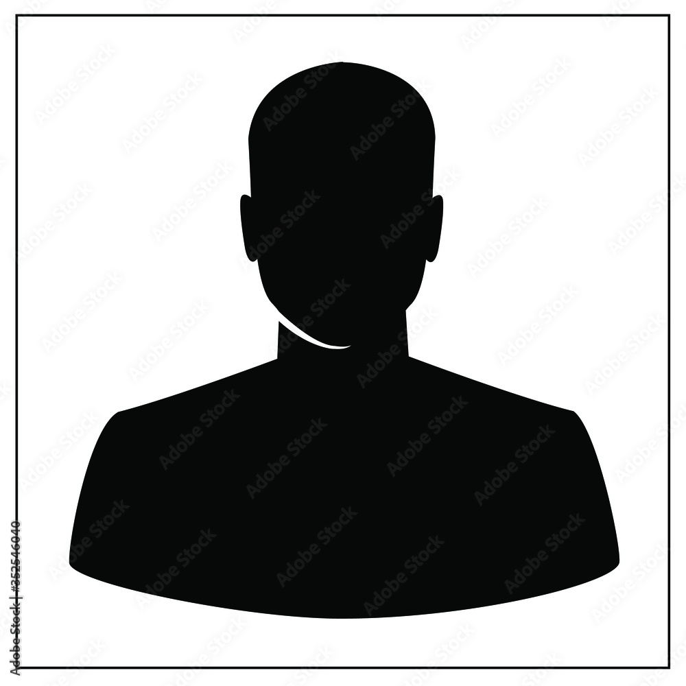 People profile silhouettes. vector illustration Stock Vector | Adobe Stock