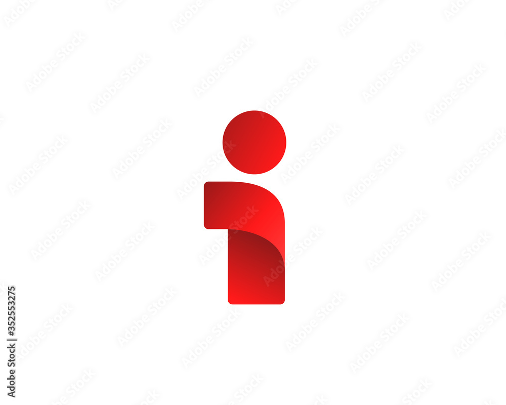 Vetor de Letter I logo icon design template elements do Stock | Adobe Stock