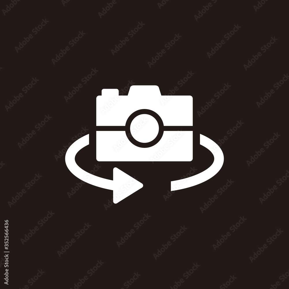 front camera icon , back camera icon Stock Vector | Adobe Stock