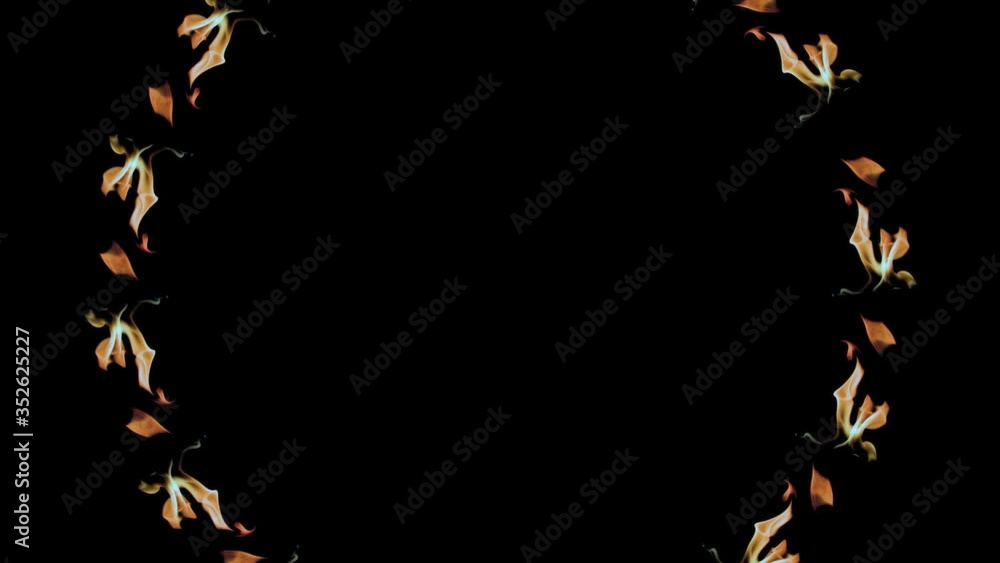 Looped seamless fire footage for your event, concert, stage design ...