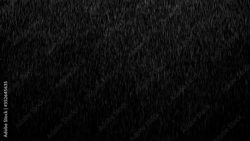 4k Loop Rain Drops Falling Alpha, Real Rain, High quality, Slow Rain ...