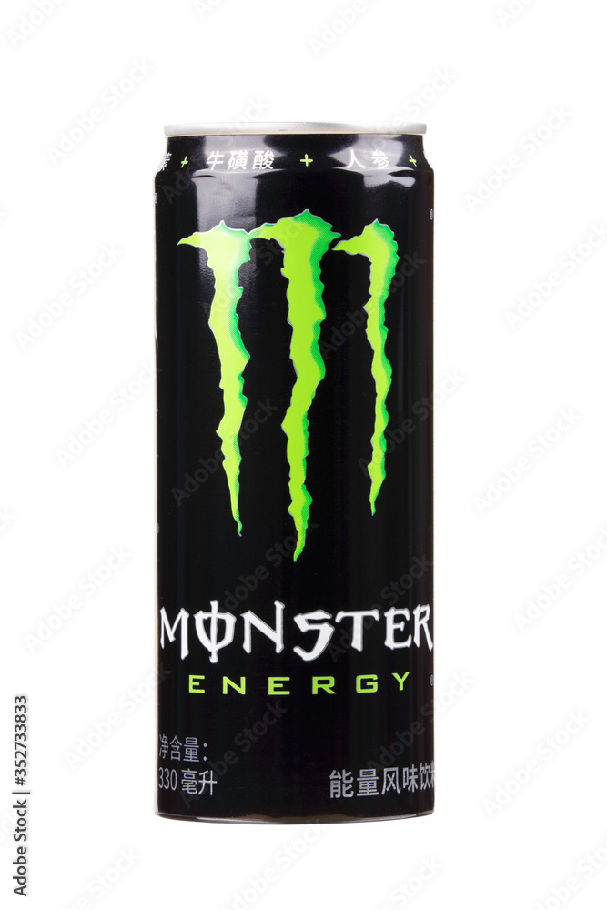 A can of Monster Energy Drink imported to China Stock Photo | Adobe Stock